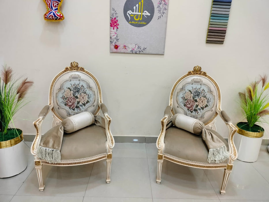 "CROWN" Living Room Set — SPHINX FURNITURE| Handmade& Solid Wood ...