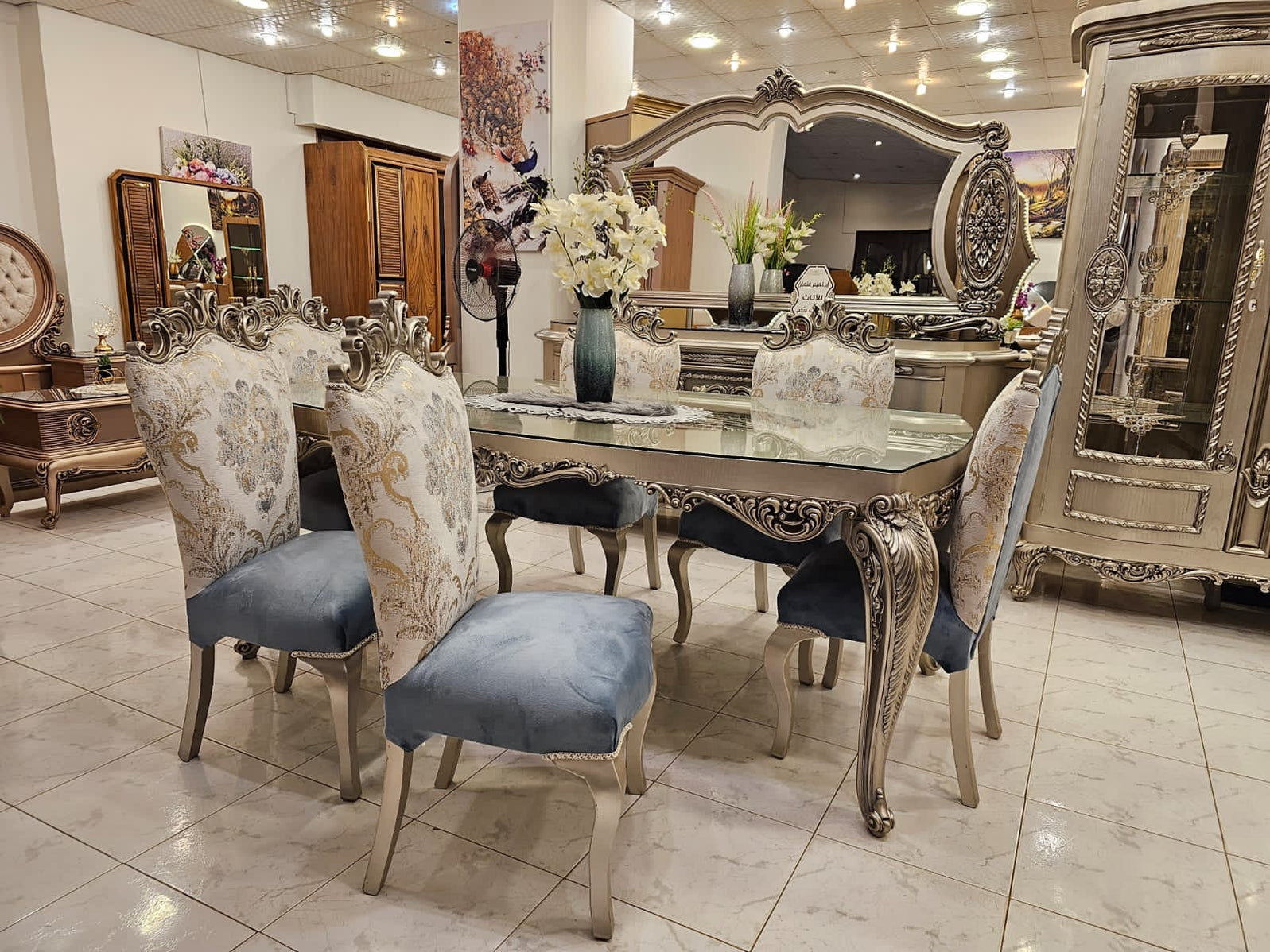 Dining Room Sets — SPHINX FURNITURE| Handmade& Solid Wood Luxurious ...