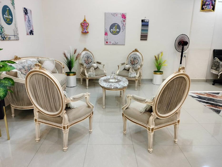 "CROWN" Living Room Set — SPHINX FURNITURE| Handmade& Solid Wood ...