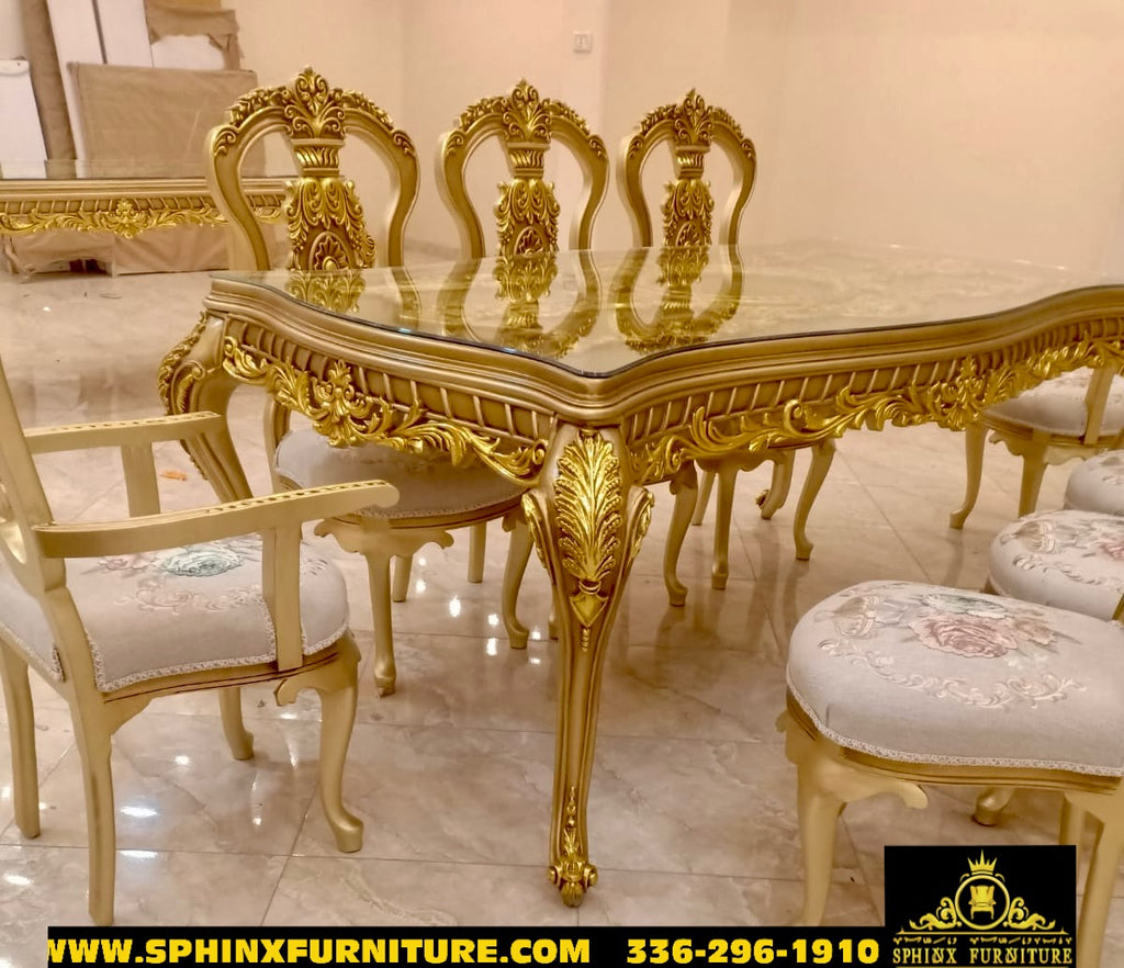 Dining Room Sets — SPHINX FURNITURE| Handmade& Solid Wood Luxurious ...